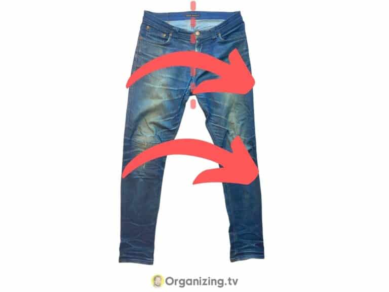 7 Smart Ways to Fold and Store Pants: Fast, Compact, and Neatly (Photos ...