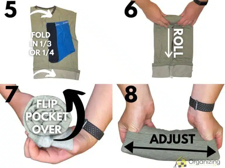 How to Fold Clothes for Packing: Neat and Small (Photos + Videos ...