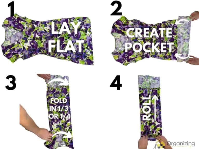 How to Fold Clothes for Packing: Neat and Small (Photos + Videos ...