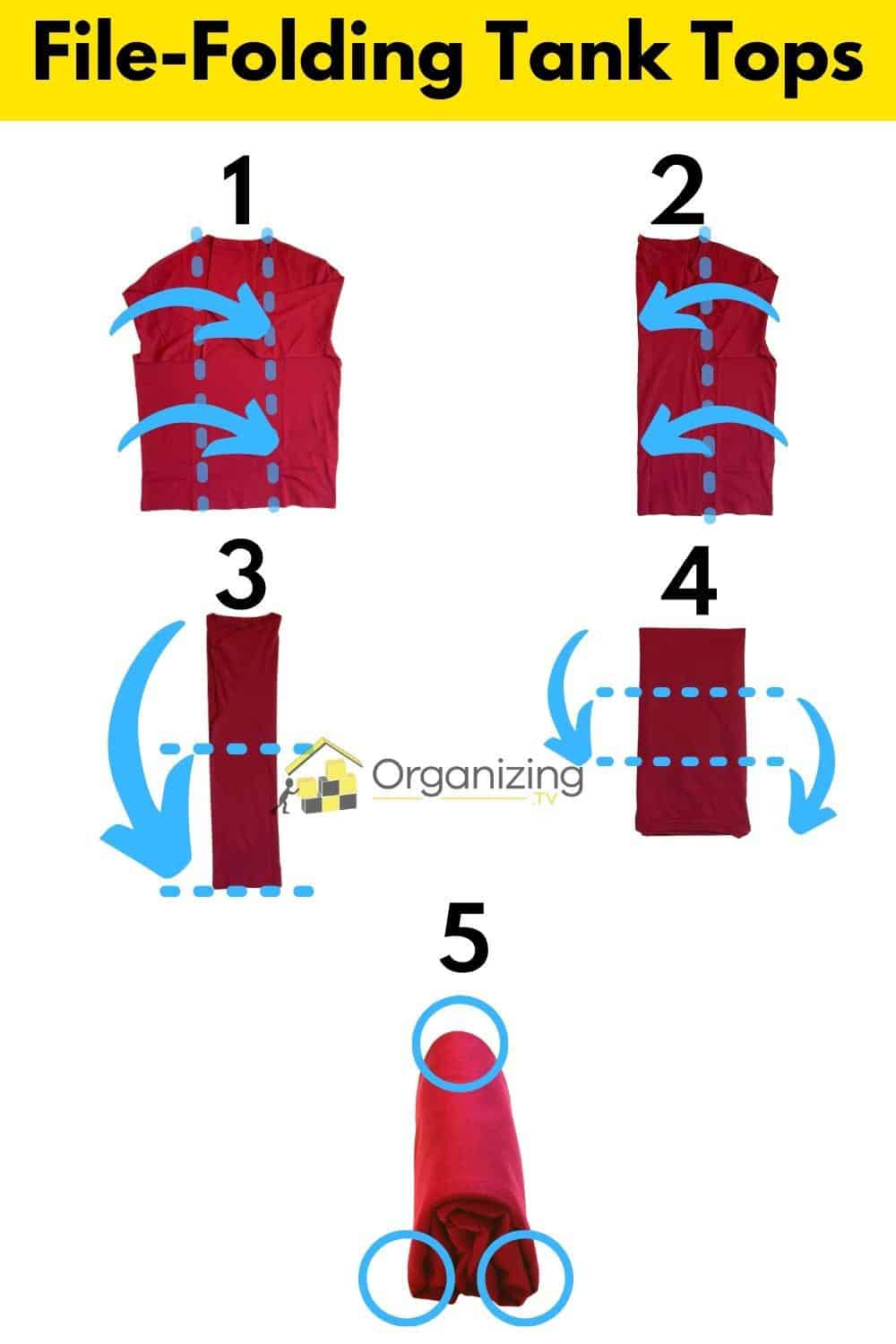 7 Clever Ways to Fold Tank Tops: Fast, Small, and More! (Video + Photos ...