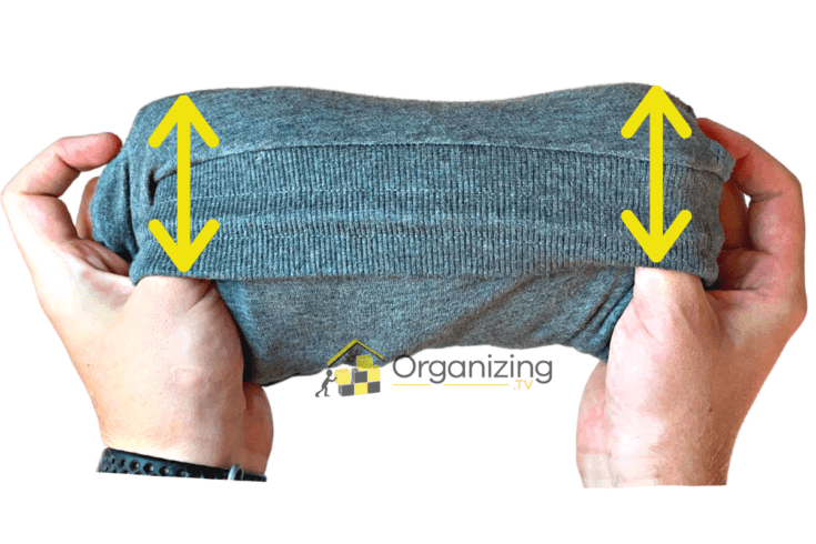 How to Fold Sweatpants: To Save Space (Video and photos) – Organizing.TV