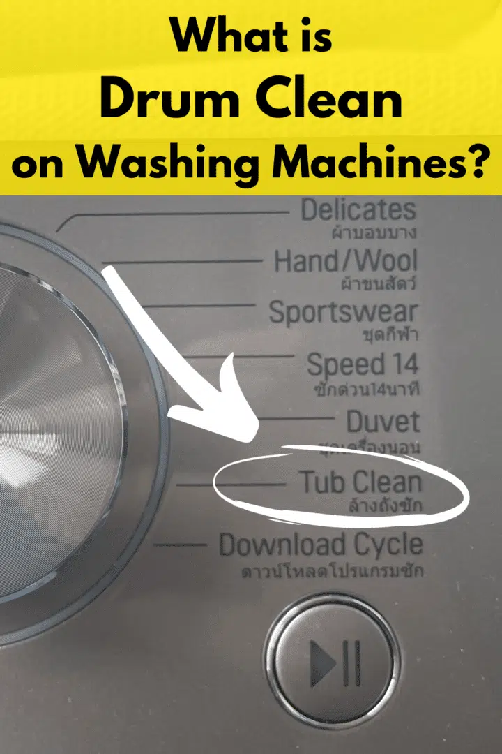 What Is the Drum Clean Setting on Washing Machines – Organizing.TV