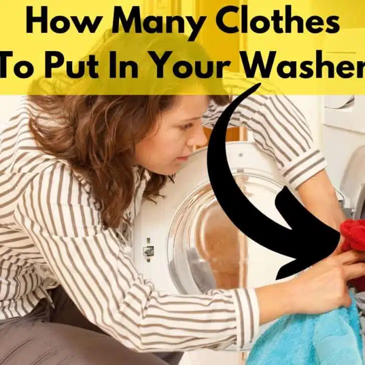 How Many Clothes You Can Put in Washing Machines (Chart) – Organizing.TV