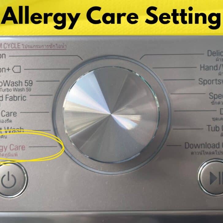 Allergy Care on Washers: How It Works + When To Use It – Organizing.TV