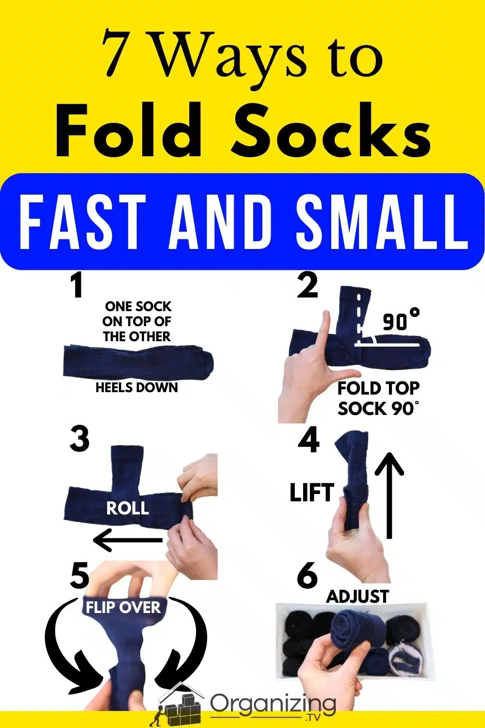 7 Folding Hacks for Socks: Fast, Compact, and Neat Options (Photos ...