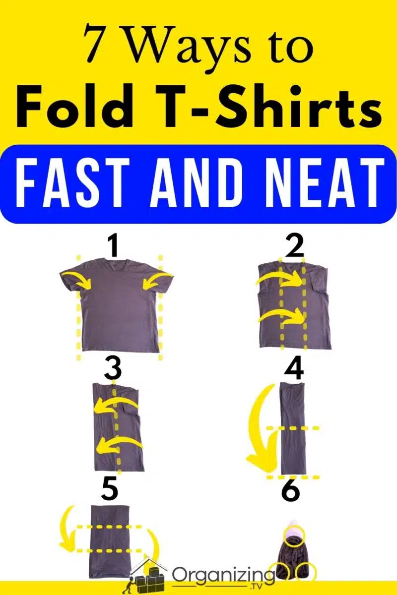 7 Clever Ways to Fold T-Shirts: Fast, Compact, and Neat Options (Photos ...