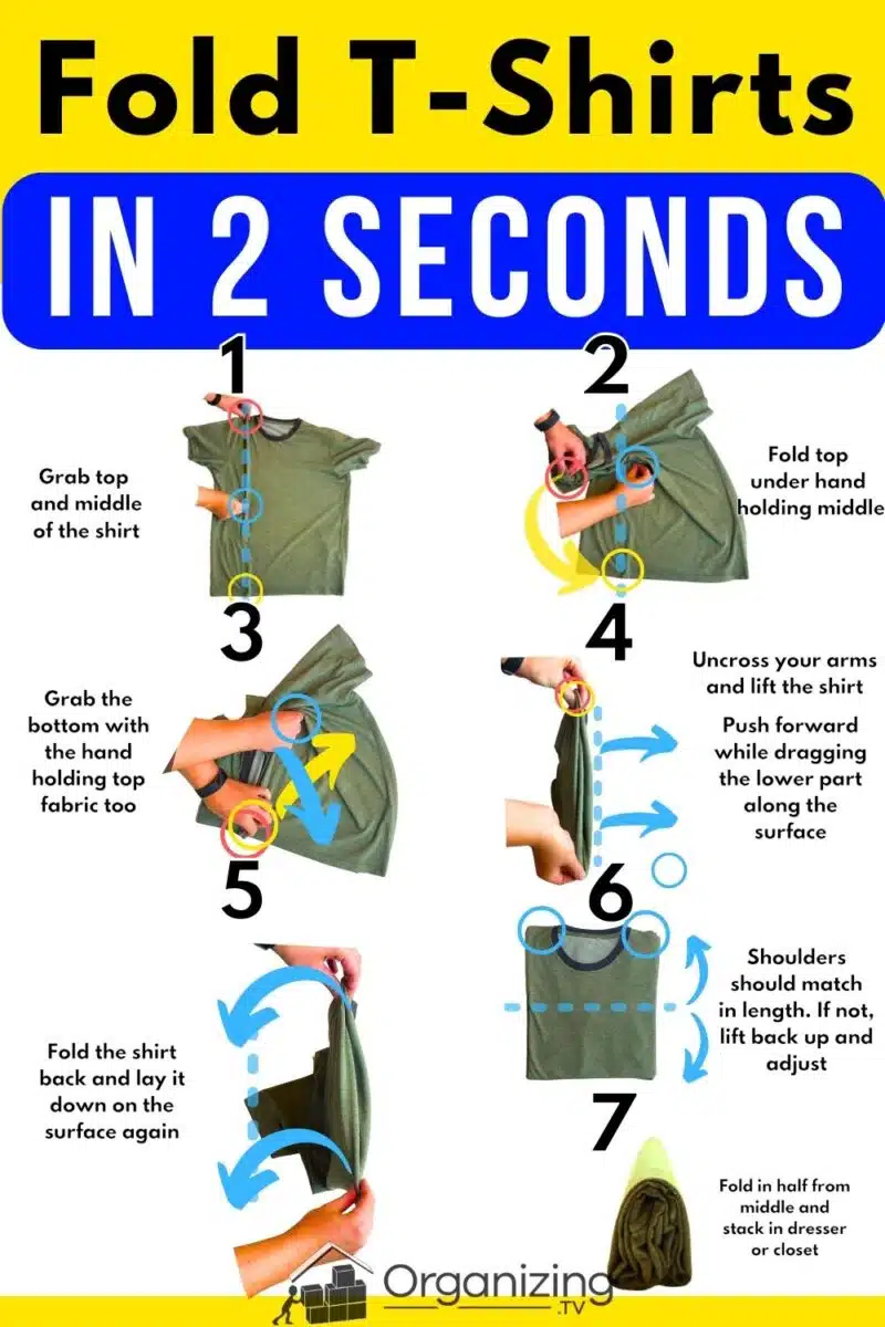 7 Clever Ways to Fold T-Shirts: Fast, Compact, and Neat Options (Photos ...