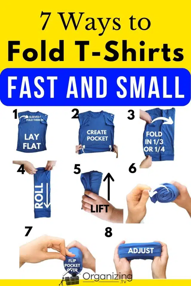 7 Clever Ways to Fold T-Shirts: Fast, Compact, and Neat Options (Photos ...