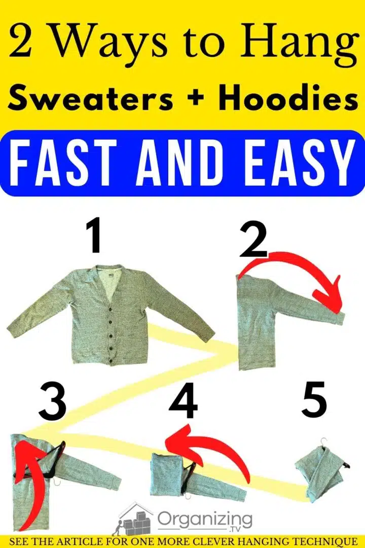 7 Clever Ways to Fold Sweaters and Hoodies: Fast, Neat, and Small ...