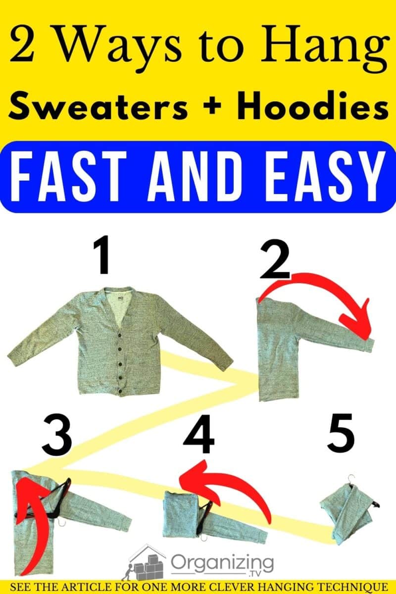 7 Clever Ways to Fold Sweaters and Hoodies: Fast, Neat, and Small ...