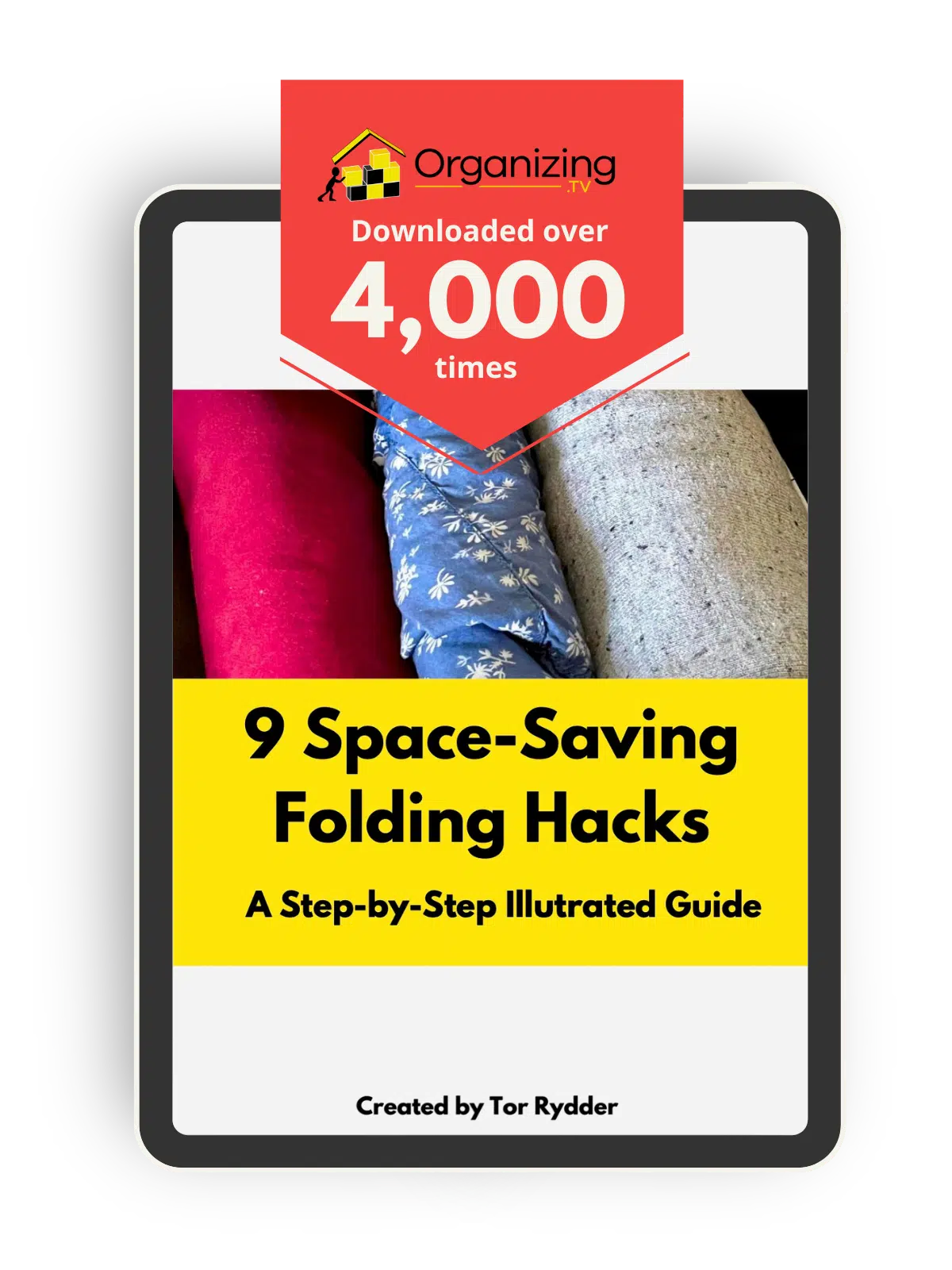 9 Free Folding Hacks Cheatsheet! – Organizing.TV